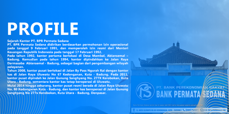 PROFILE – BANK PERMATA SEDANA